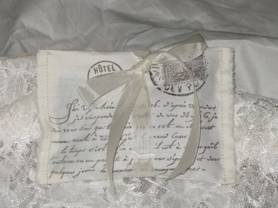 Vintage Paris Sachet Handmade and Hand Stamped Filled With Provance ...
