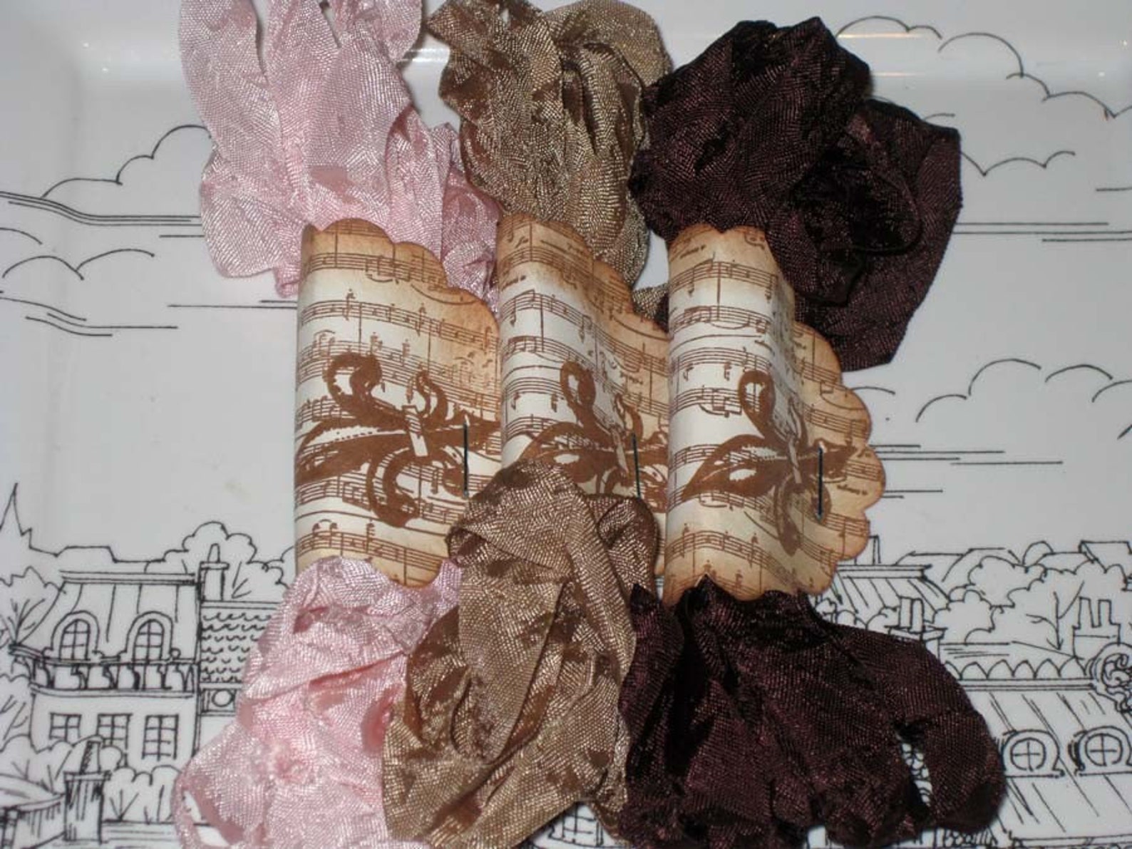 Scrunched Seam Binding Ribbon Crinkled Seam Binding Packaged - Etsy