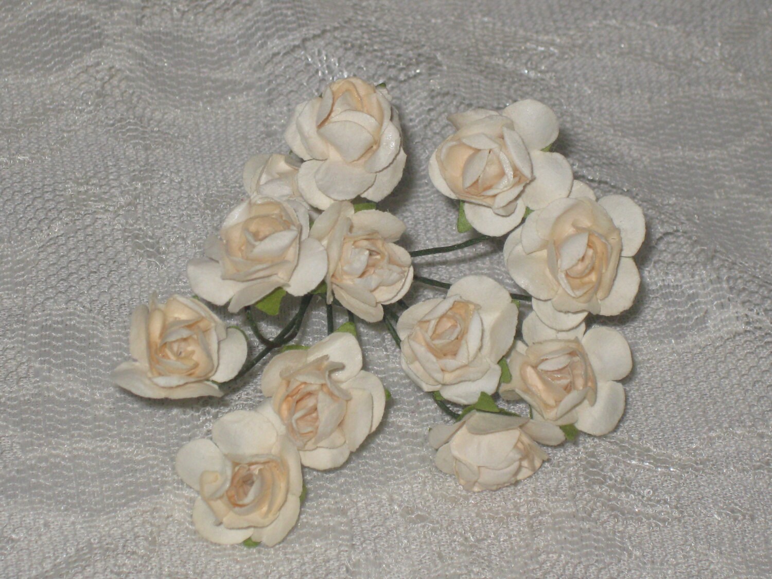 36 Paper Flowers Vintage Style Millinery Mulberry Paper - Etsy