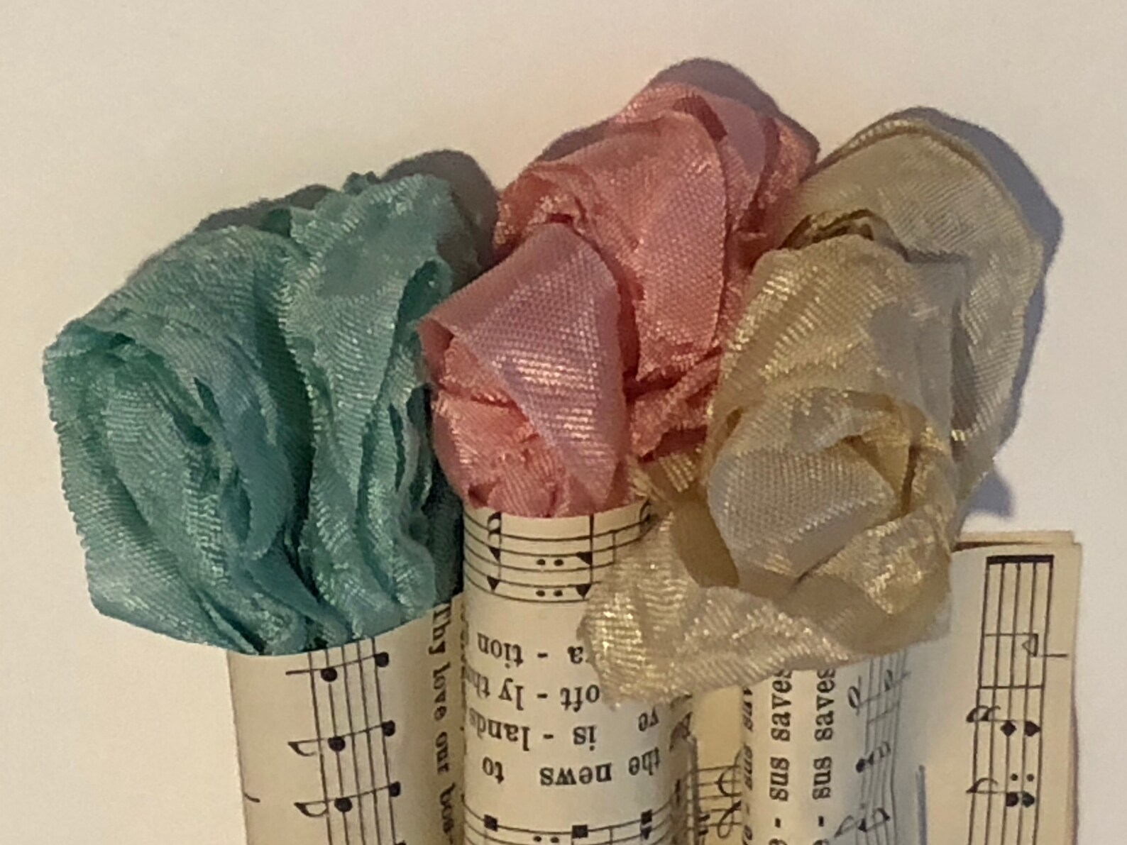 Scrunched Seam Binding Ribbon French Country Style Farm | Etsy