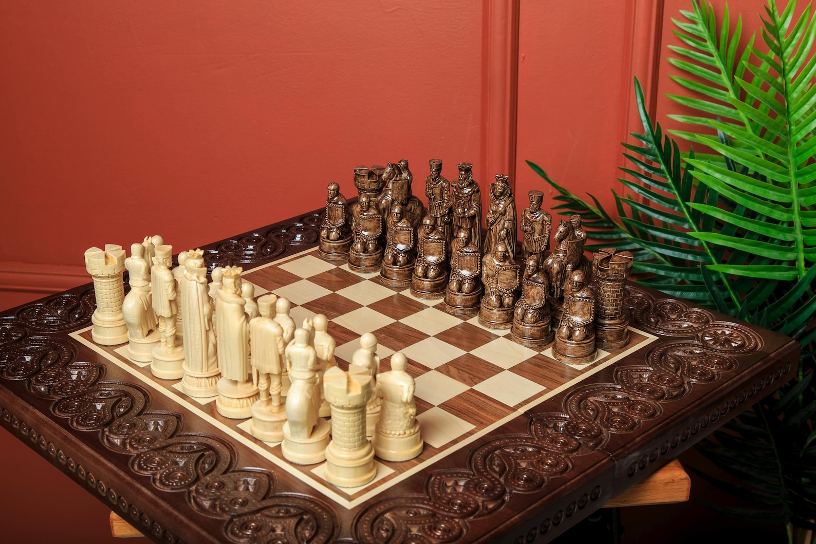 Handcrafted Chess Pieces, Premium Chess Pieces, Wooden Chess Set ...