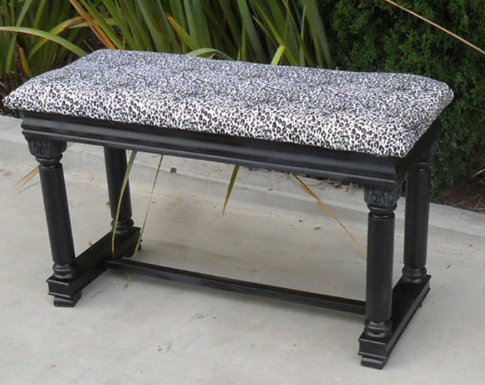 Antique Storage Bench / Piano Bench - Etsy