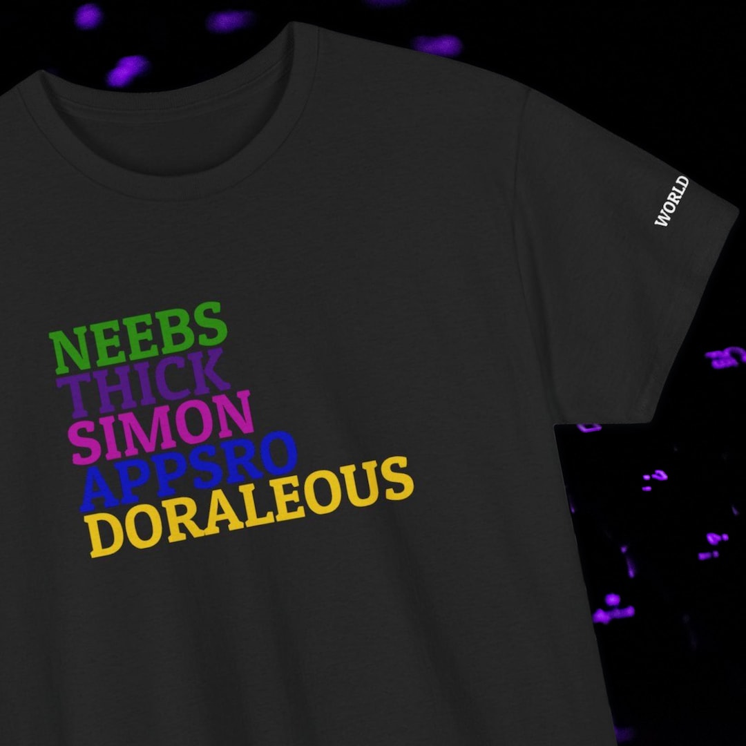 Neebs Thick Simon Appsro Doraleous T-shirt | Neebs Gaming - Etsy