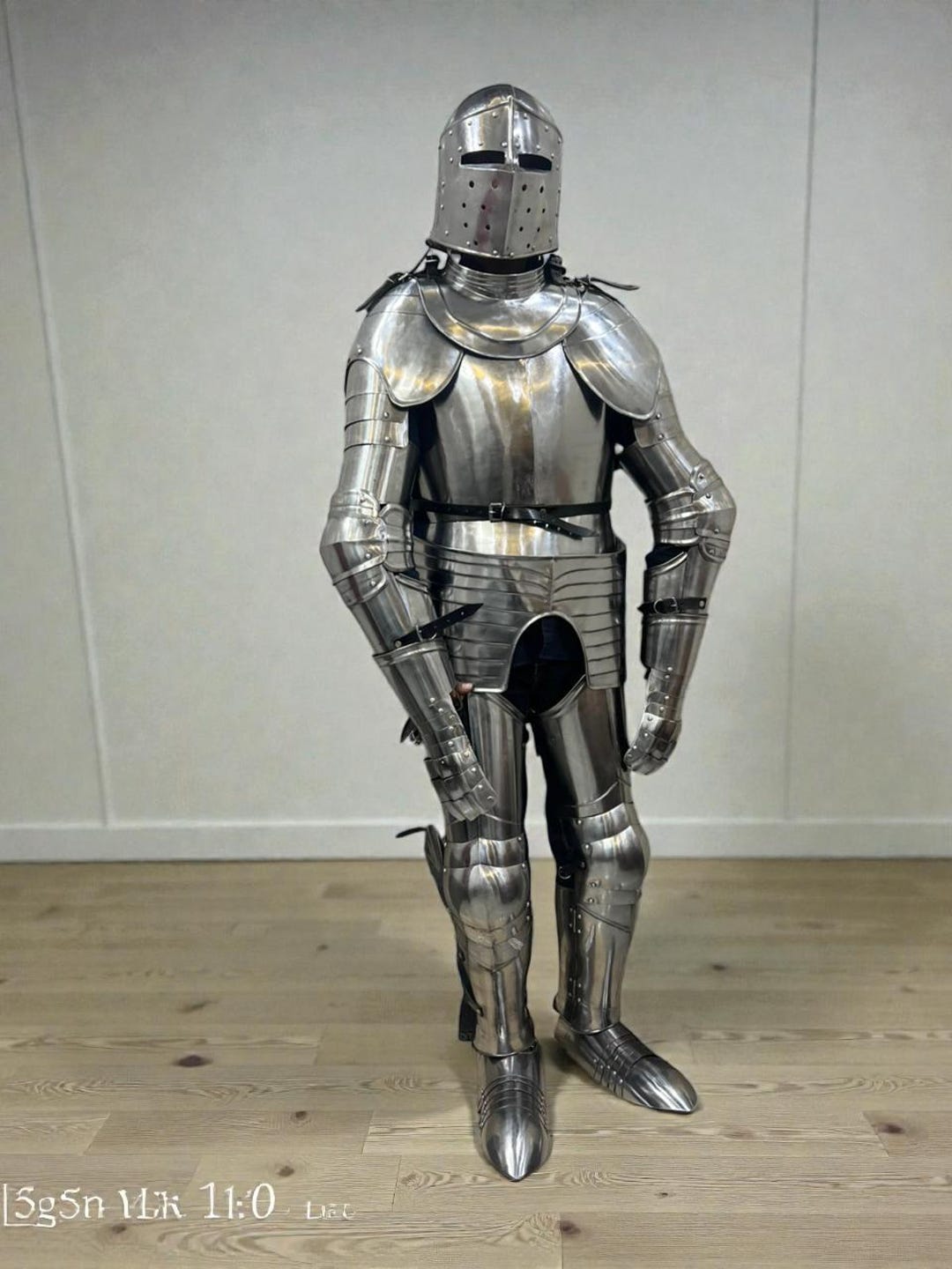 Medieval Gothic Full Plate Armor Suit: Full Body Steel Knight Costume ...
