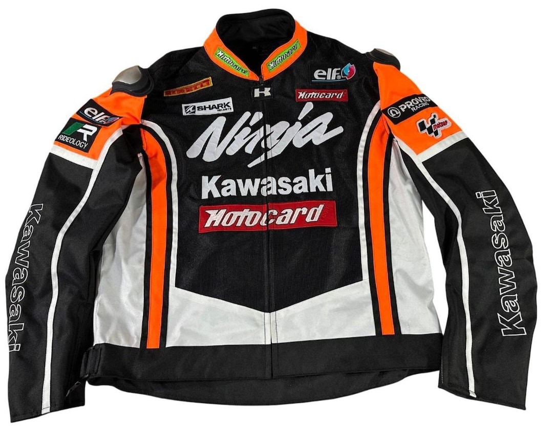 Kawasaki Ninja Mesh Biker Jacket, Genuine Mesh Jacket, Motorcycle ...