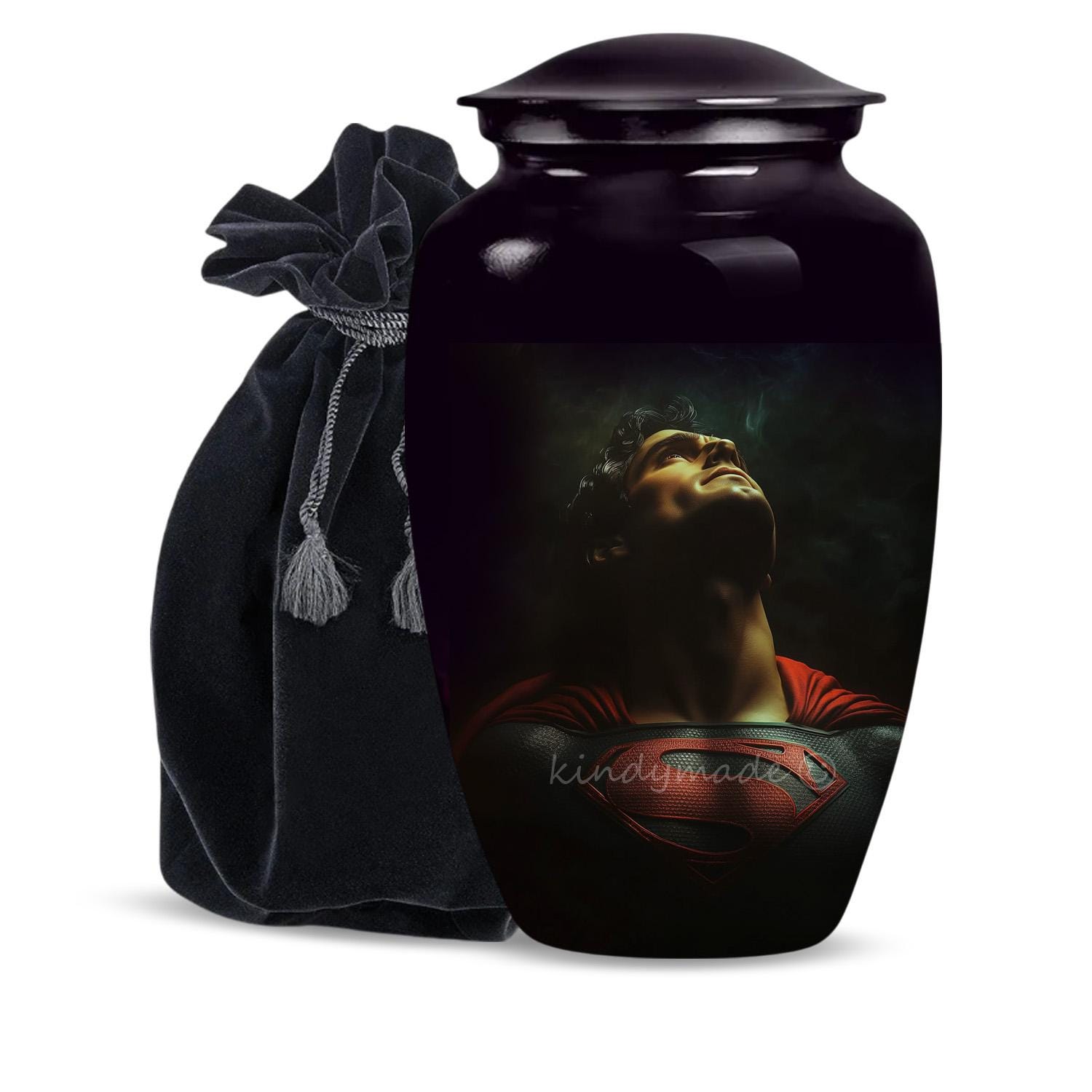 Handcrafted Superhero Cremation Urn: Strength & Legacy Memorial ...