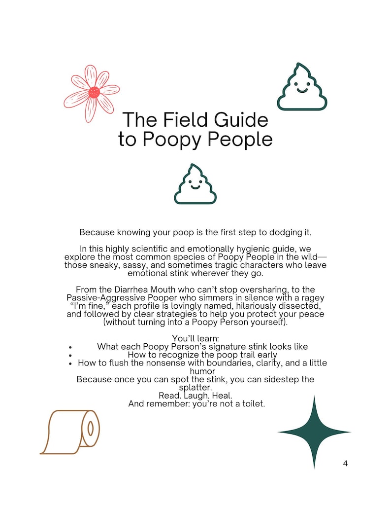 The Poopy People Workbook: Spot the Stink. Protect Your Peace. Reclaim ...
