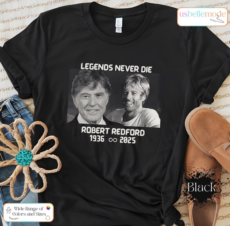 Robert Redford Memorial Tee: Vintage Actor Tribute Shirt - Etsy