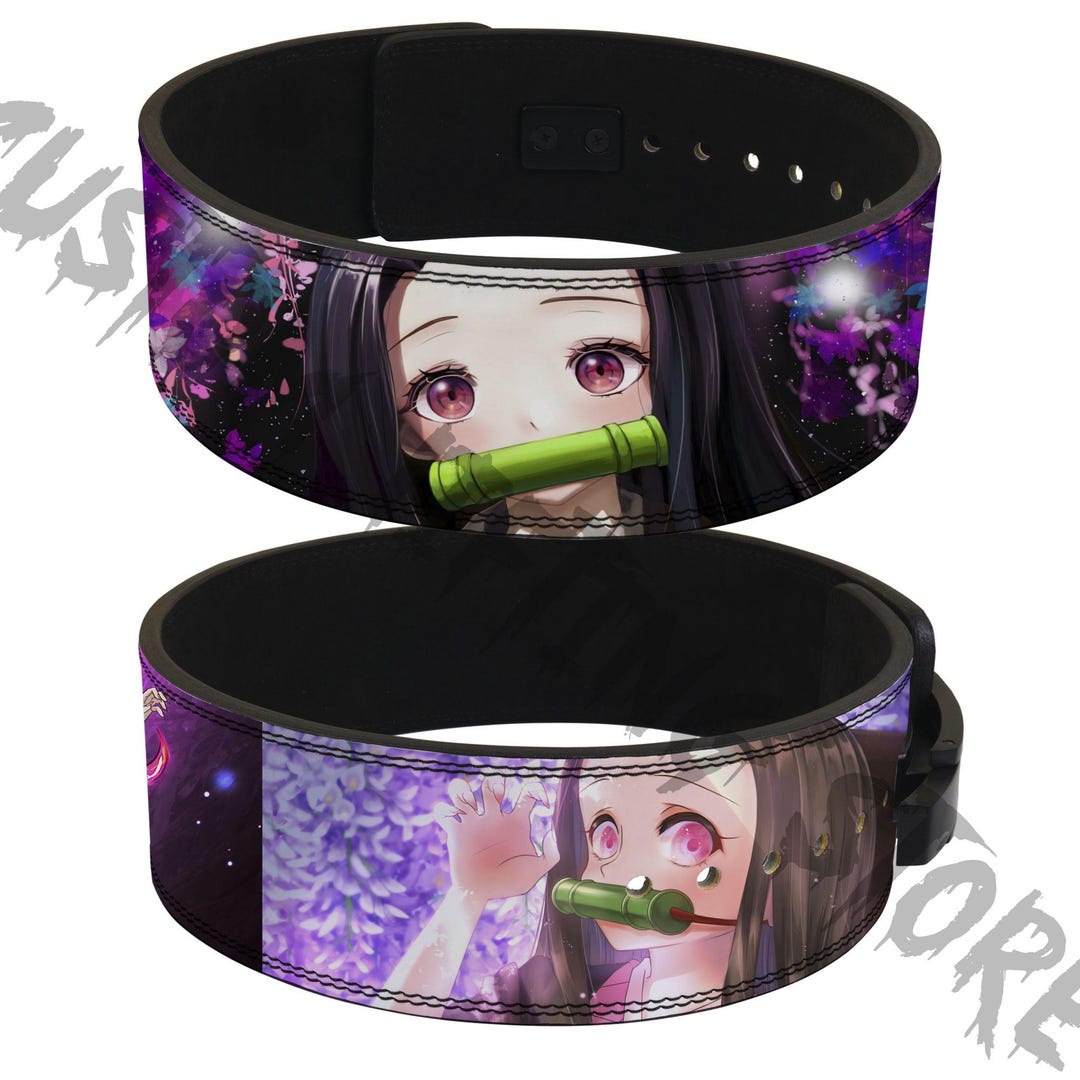 Nezuko Kamado Anime Lever Belt: 4" Heavy Duty Powerlifting Gym Belt - Etsy