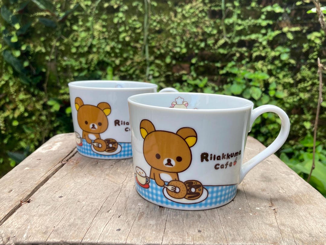 2010 Rilakkuma Ceramic Mug | Kawaii Tea Cup From San-x Cafe, Japan - Etsy