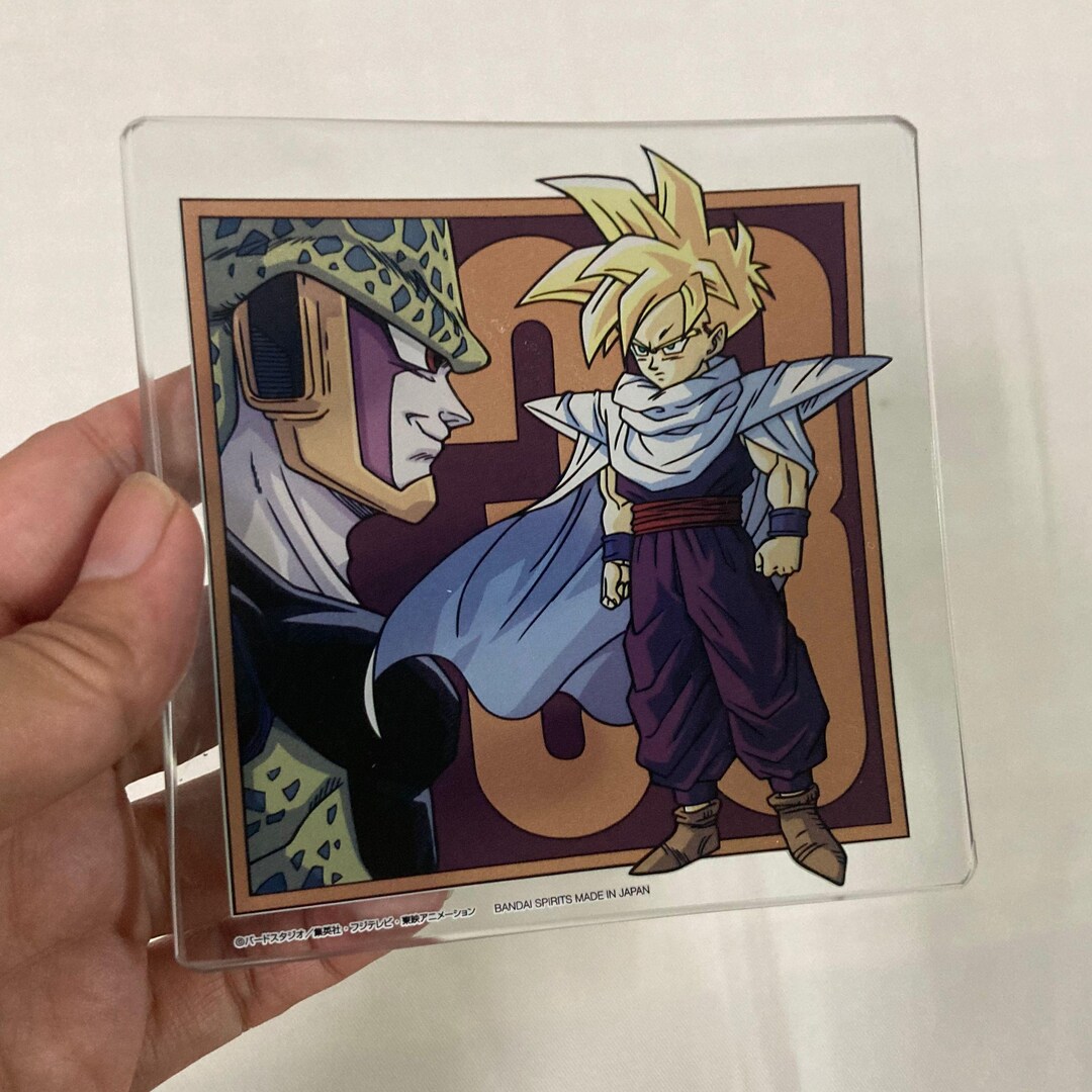 Dragon Ball Super Glass Plate Son Goku & Cell Akira Toriyama JAPAN - Etsy
