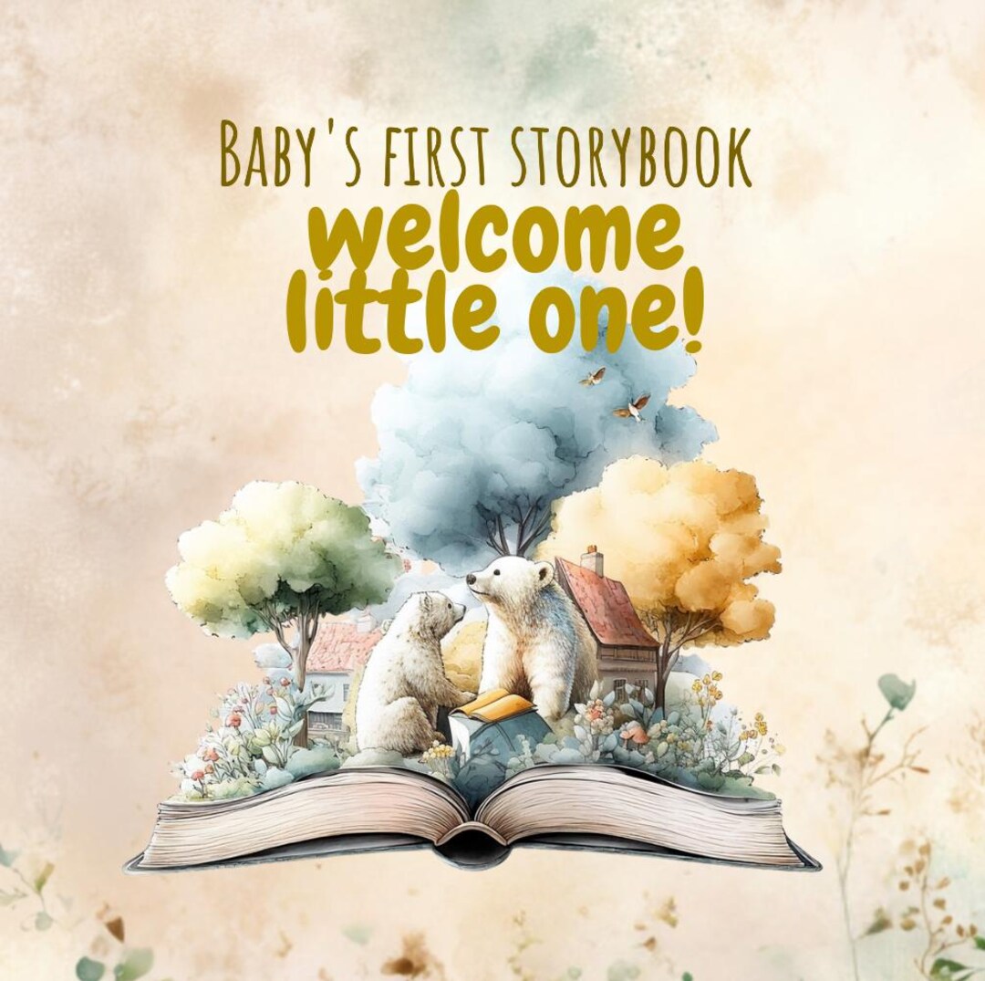 Personalized Baby's First Storybook – Custom Keepsake, Baby Shower ...