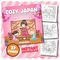 Tokyo Coloring Page for Kids – Fun Printable Scene With Cherry Blossoms ...