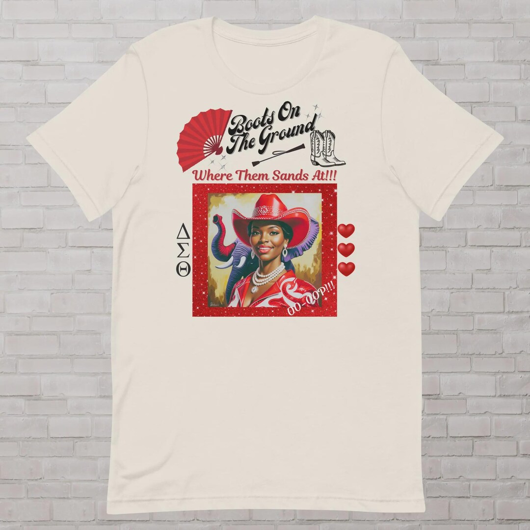 Delta Sigma Theta DST 1913 Boots on the Ground Cowgirl Vibe Tee! - Etsy