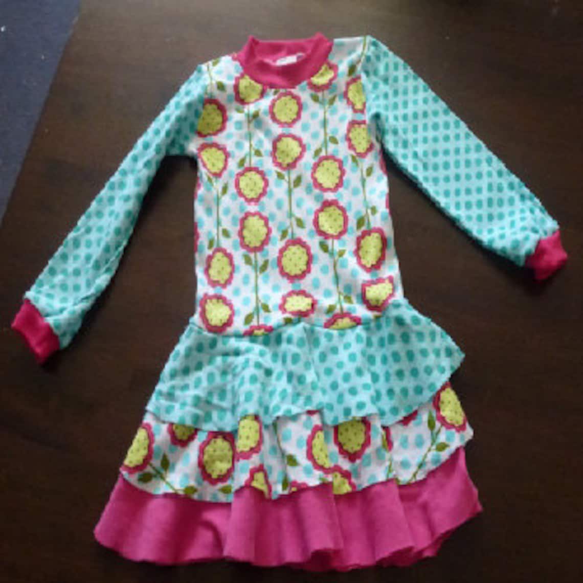 The Twirly Whirly Dress Cute - Instant Download PDF Sewing Pattern - Etsy