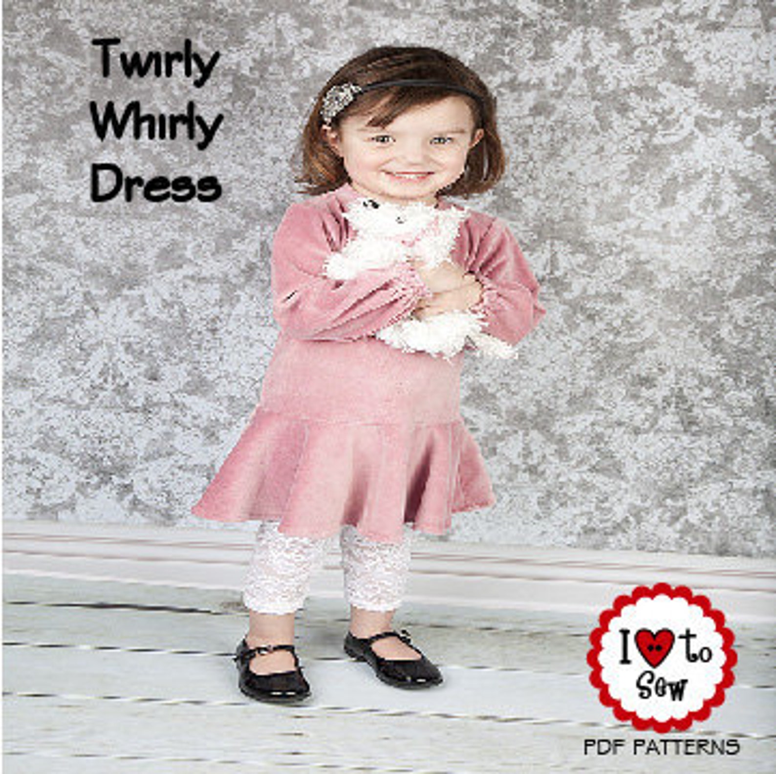 The Twirly Whirly Dress Cute - Instant Download PDF Sewing Pattern - Etsy