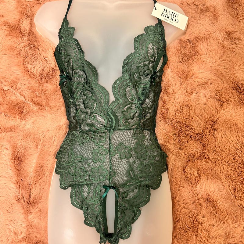 See Through Lingerie Set - Etsy