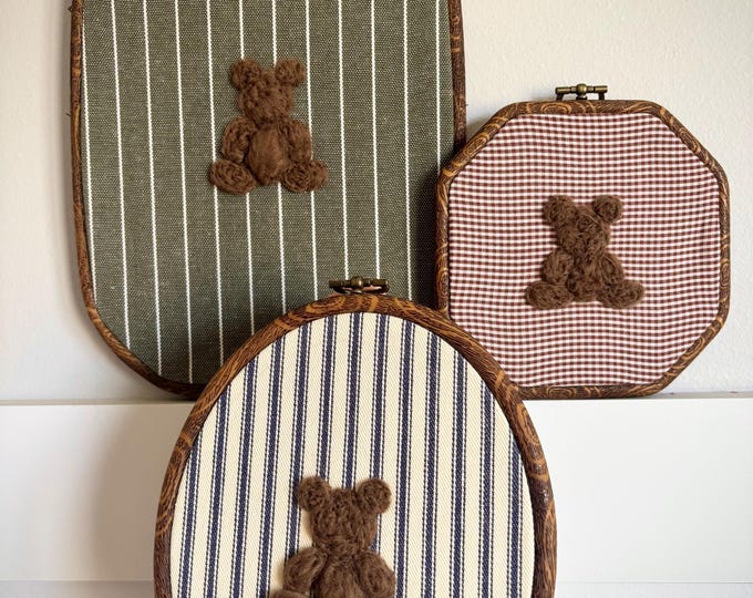 Handmade Vintage Teddy Bear Frame - Etsy