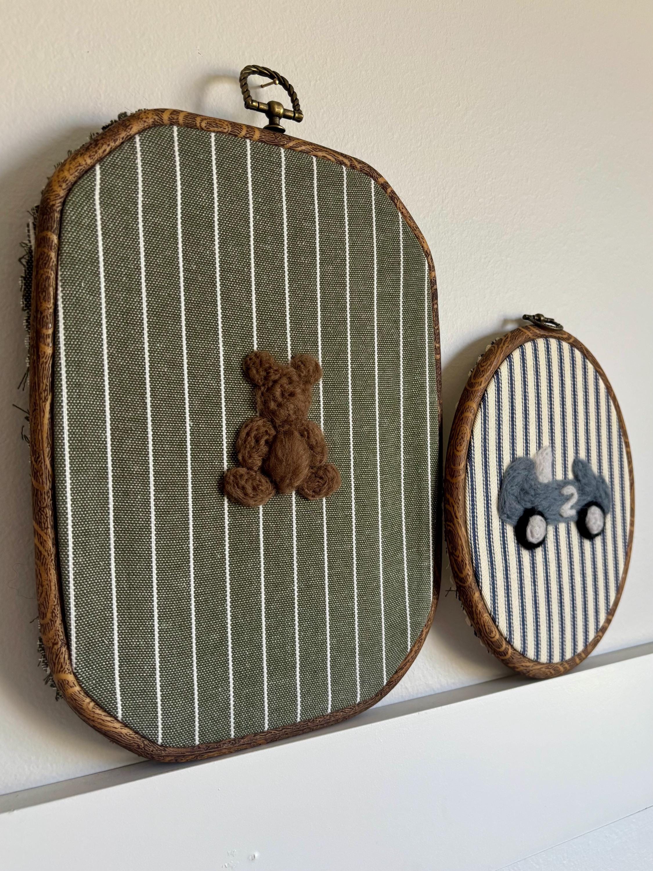 Handmade Vintage Teddy Bear Frame - Etsy