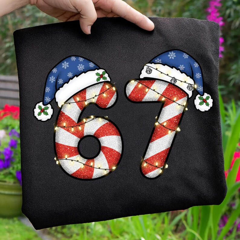 67 Christmas Meme Design: Candy Cane Santa Hat Holiday PNG (digital ...