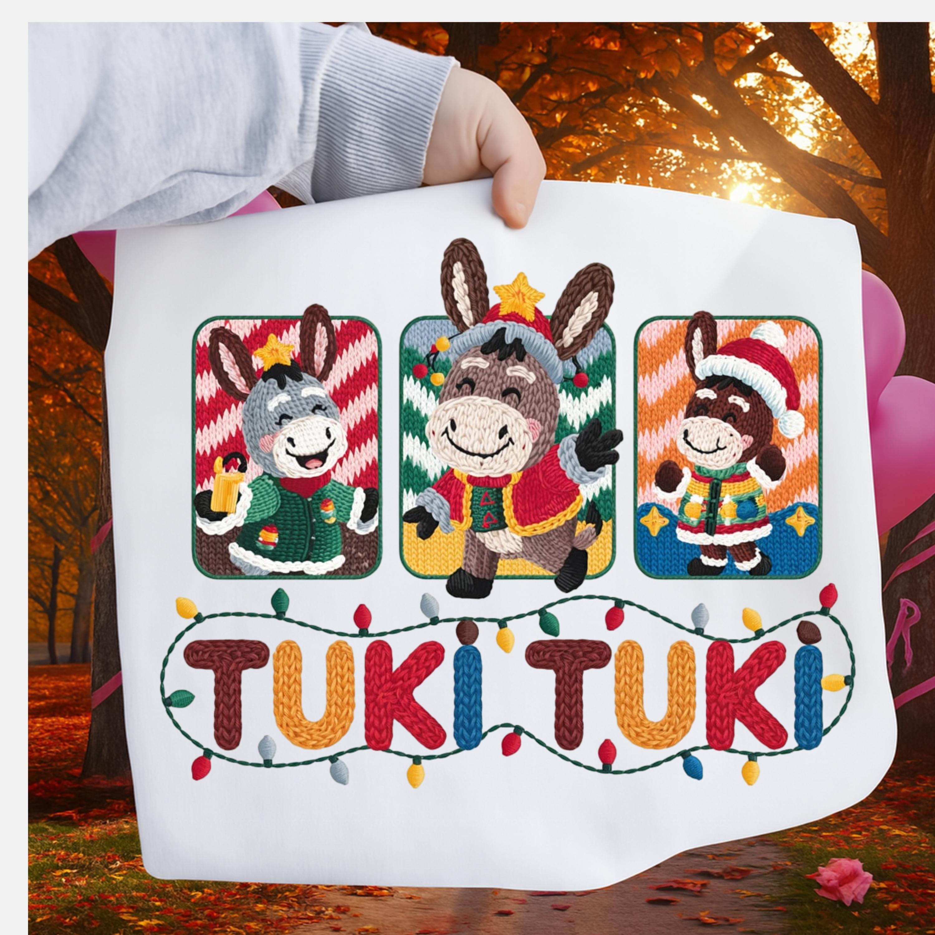 Mi Donkey Mexican Christmas PNG, Feliz Navidad Latch Hook Design ...