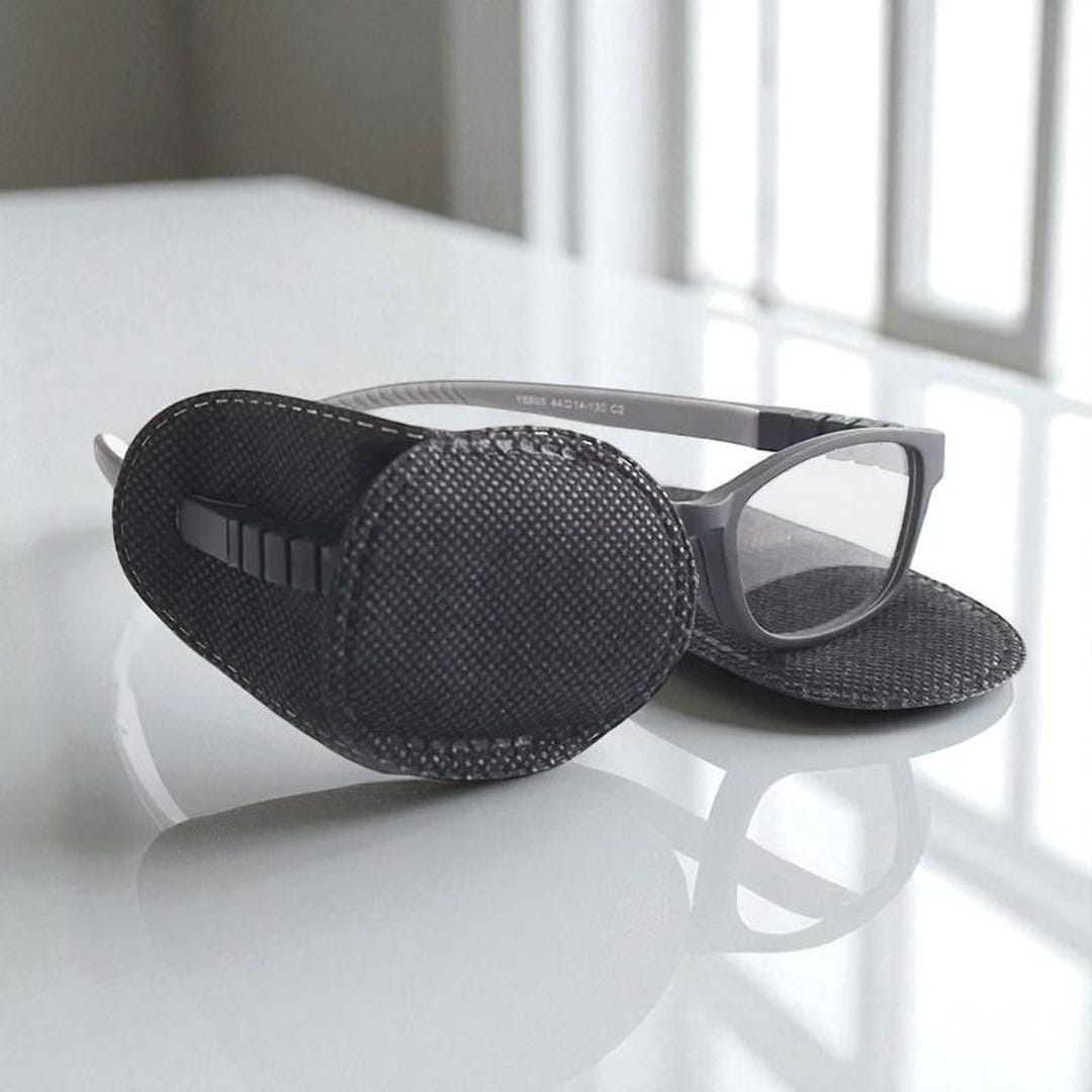 3 Pairs Kids Eye Patch for Glasses | Reusable Soft Cloth Eye Covers ...