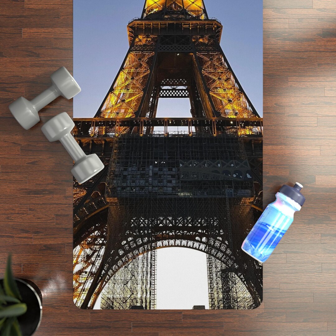 Eiffel Tower Yoga Mat: Paris Photography, Non-slip Fitness - Etsy