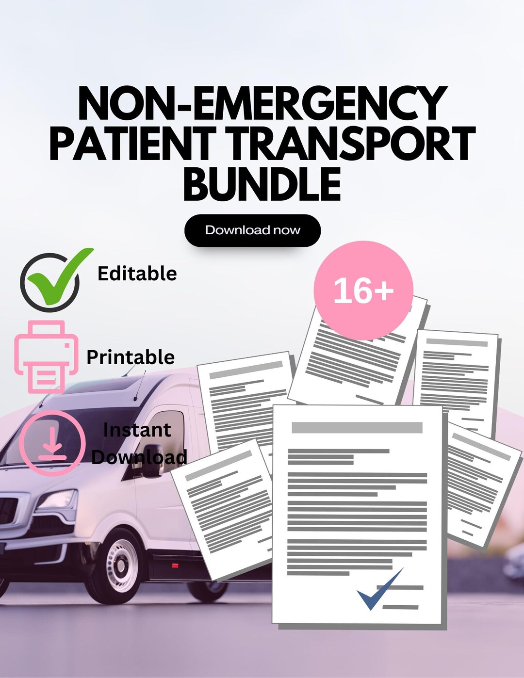 NEMT Business Operations Forms Bundle | 16+ Printable Templates (PDF ...