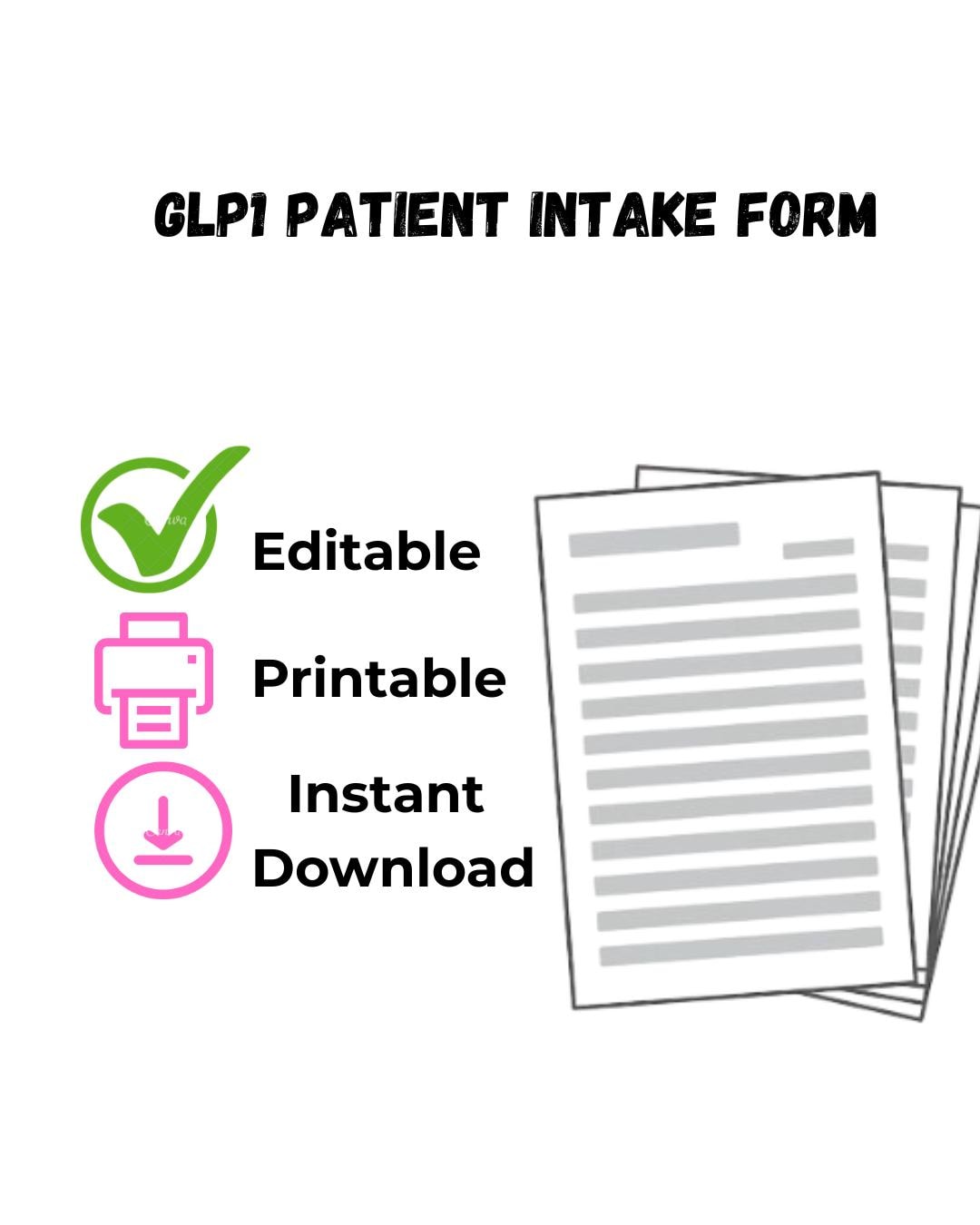 GLP-1 Patient Intake Form: Semaglutide & Tirzepatide Weight Loss Clinic ...