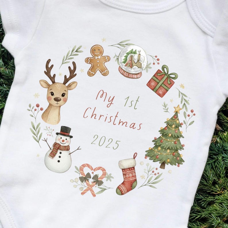 My 1st Christmas Png, Babys First Xmas, My First Christmas, 1st ...