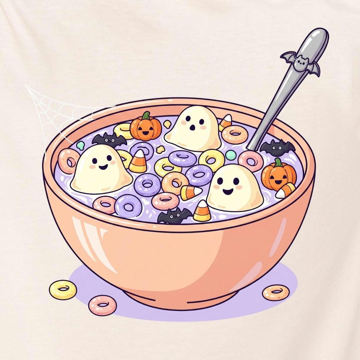 Spooky Food Art Png, Spooky Cute Clipart, Kawaii Halloween Png ...