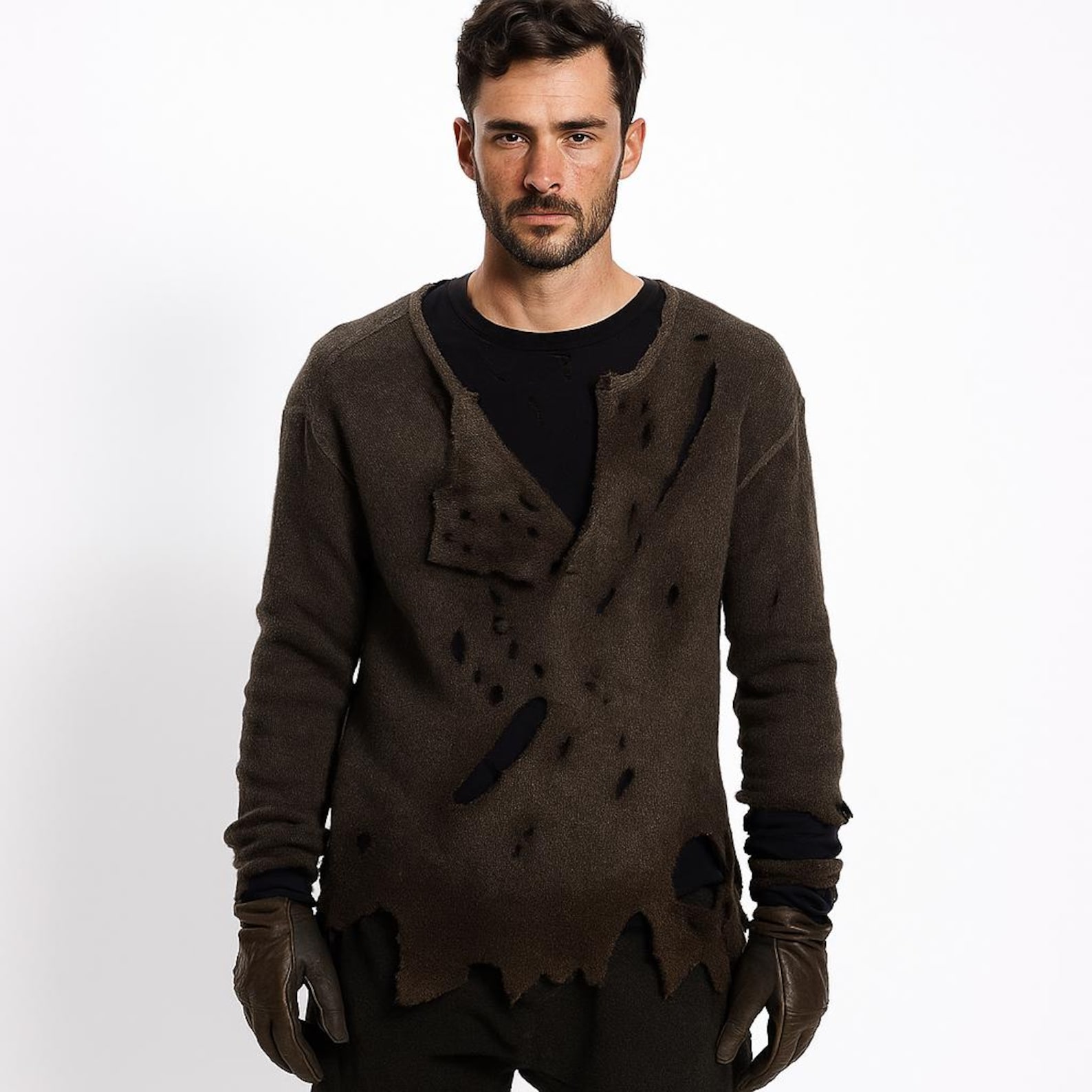 Handmade Freddy Vs Jason Cosplay Costume | Distressed Burlap, Fleece ...