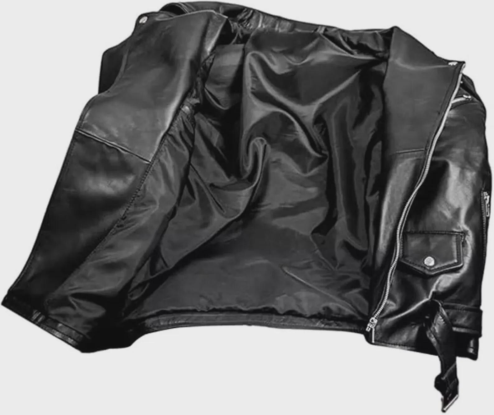 Fallout Inspired Sheepskin Biker Jacket | Men's Moto Leather Coat - Etsy