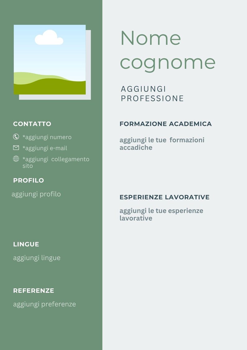 Resume Template - Etsy