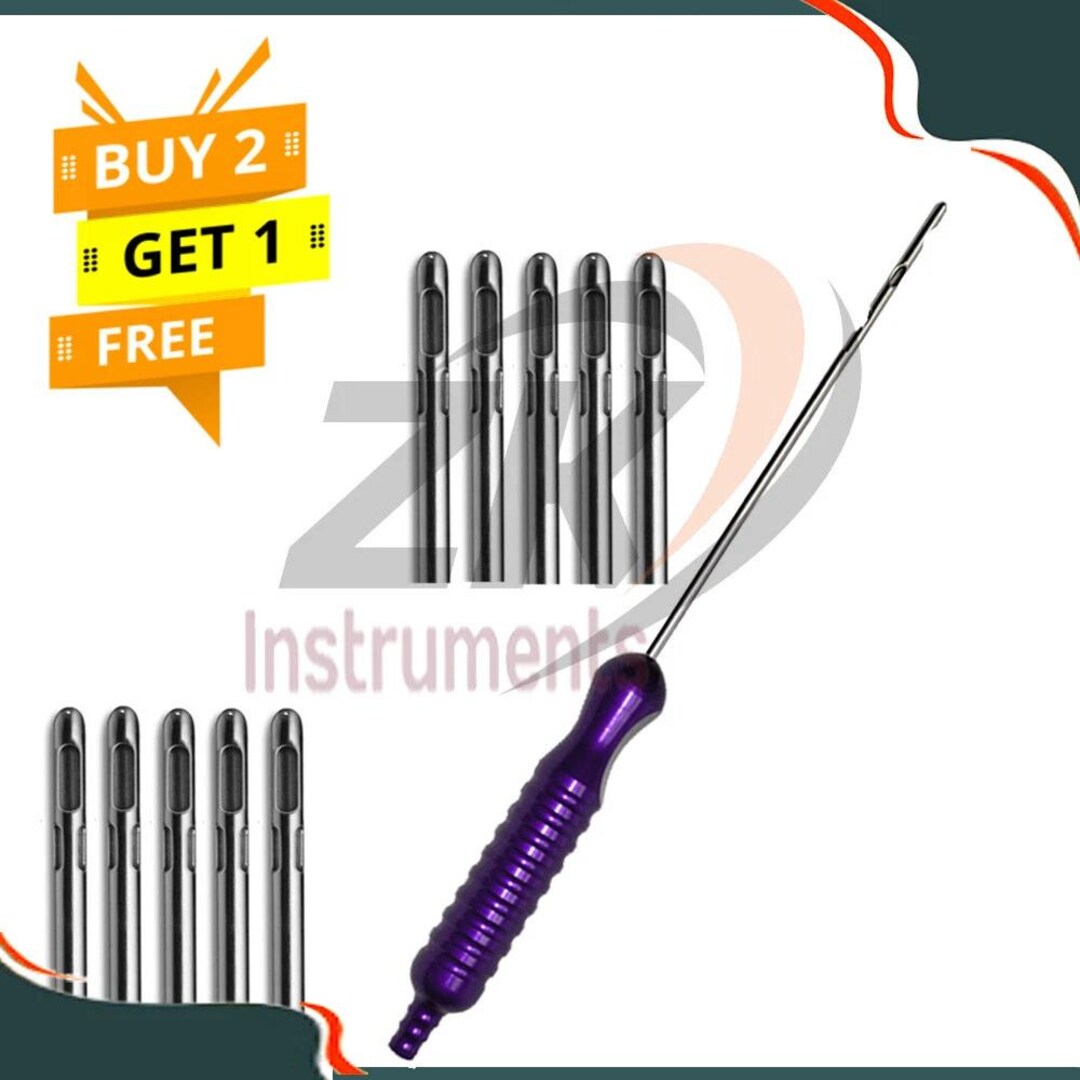 Pyramid-style Liposuction Cannula | Firm Handle | Single Tube ...