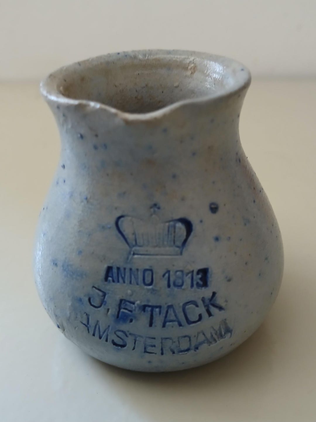 Vintage Dutch Salt Glaze Stoneware Creamer – J.F. Tack Amsterdam ...