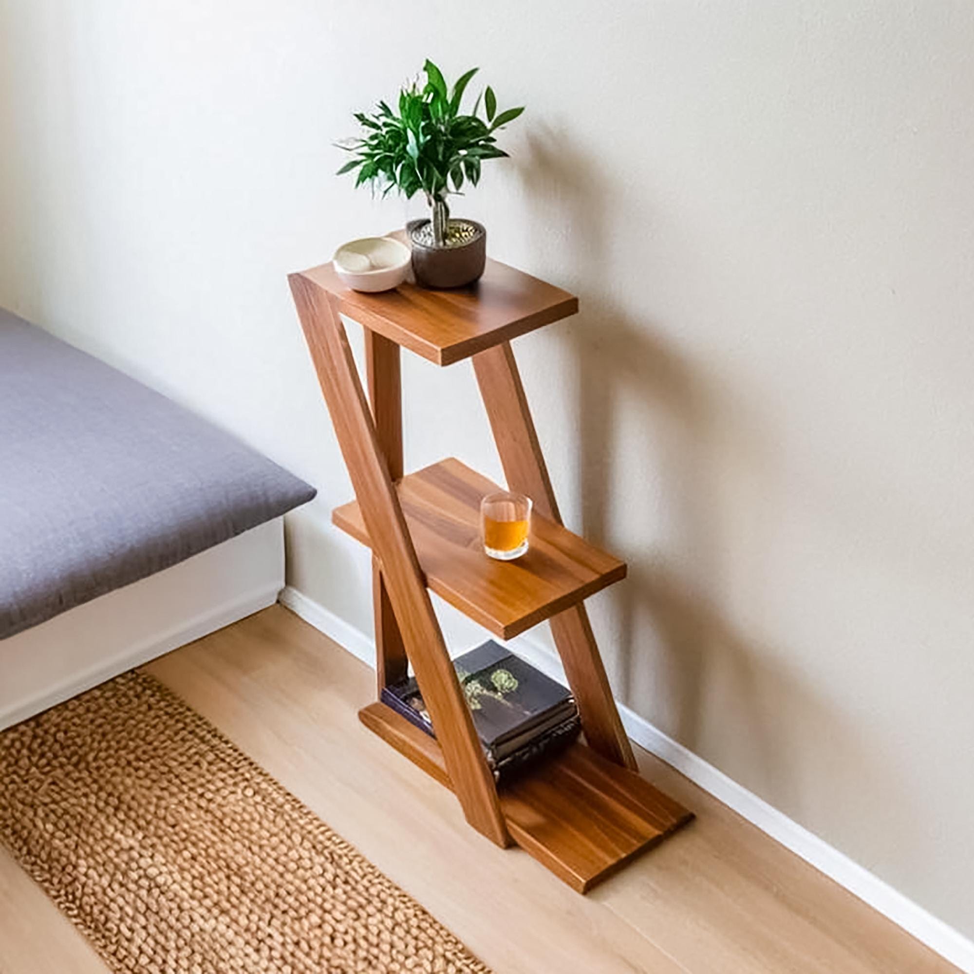 DIY Wood Stand Plans: 3-tier Home Decor Shelf (PDF Digital Download) - Etsy