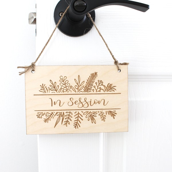 In Session Sign - Etsy