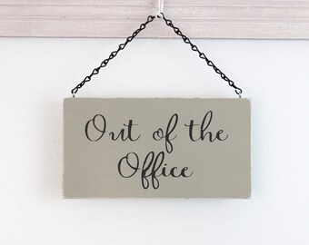 Out of Office Sign - Etsy