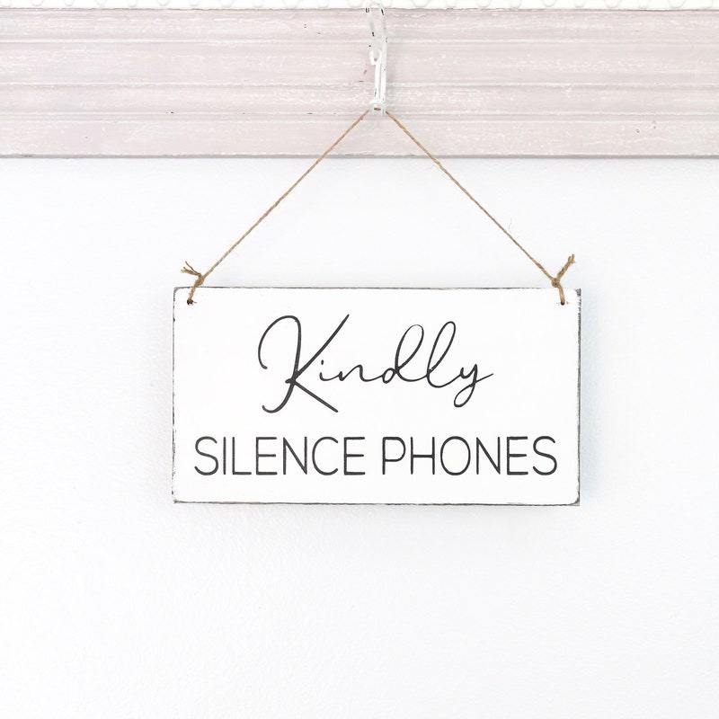 Cell Phone Sign - Etsy