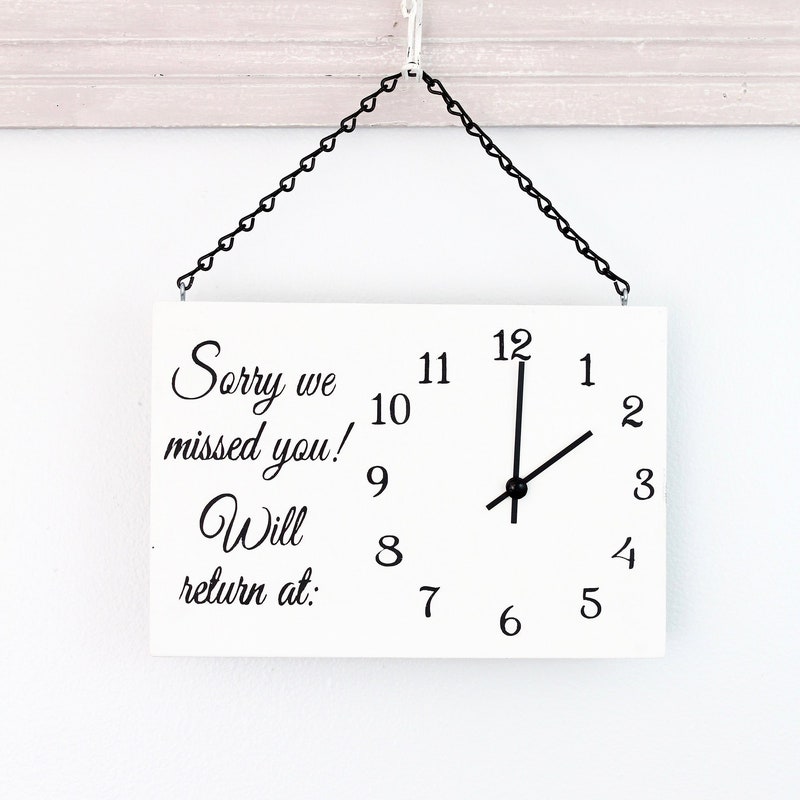 Sorry We Missed You Sign - Etsy