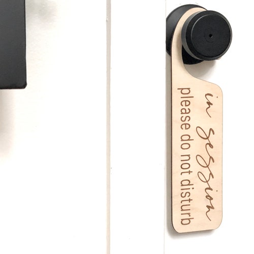 Therapy in Session Please Do Not Disturb Door Hanger Wood - Etsy