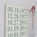 Important Dates Sign, Custom Date Sign, Personalized Date Sign ...