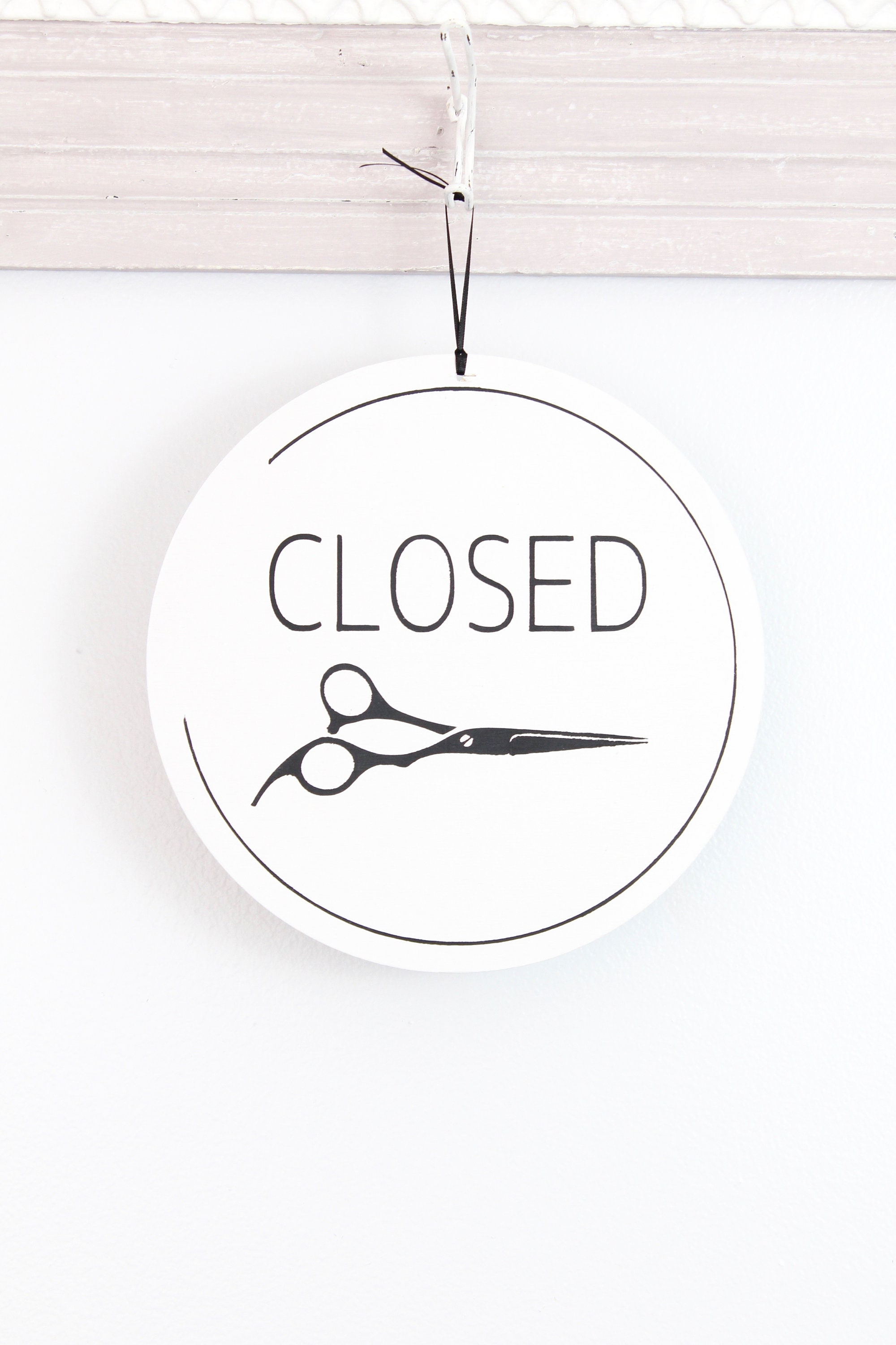 Open and Closed Business Sign, Hair Stylist Sign, Barber Shop Sign ...