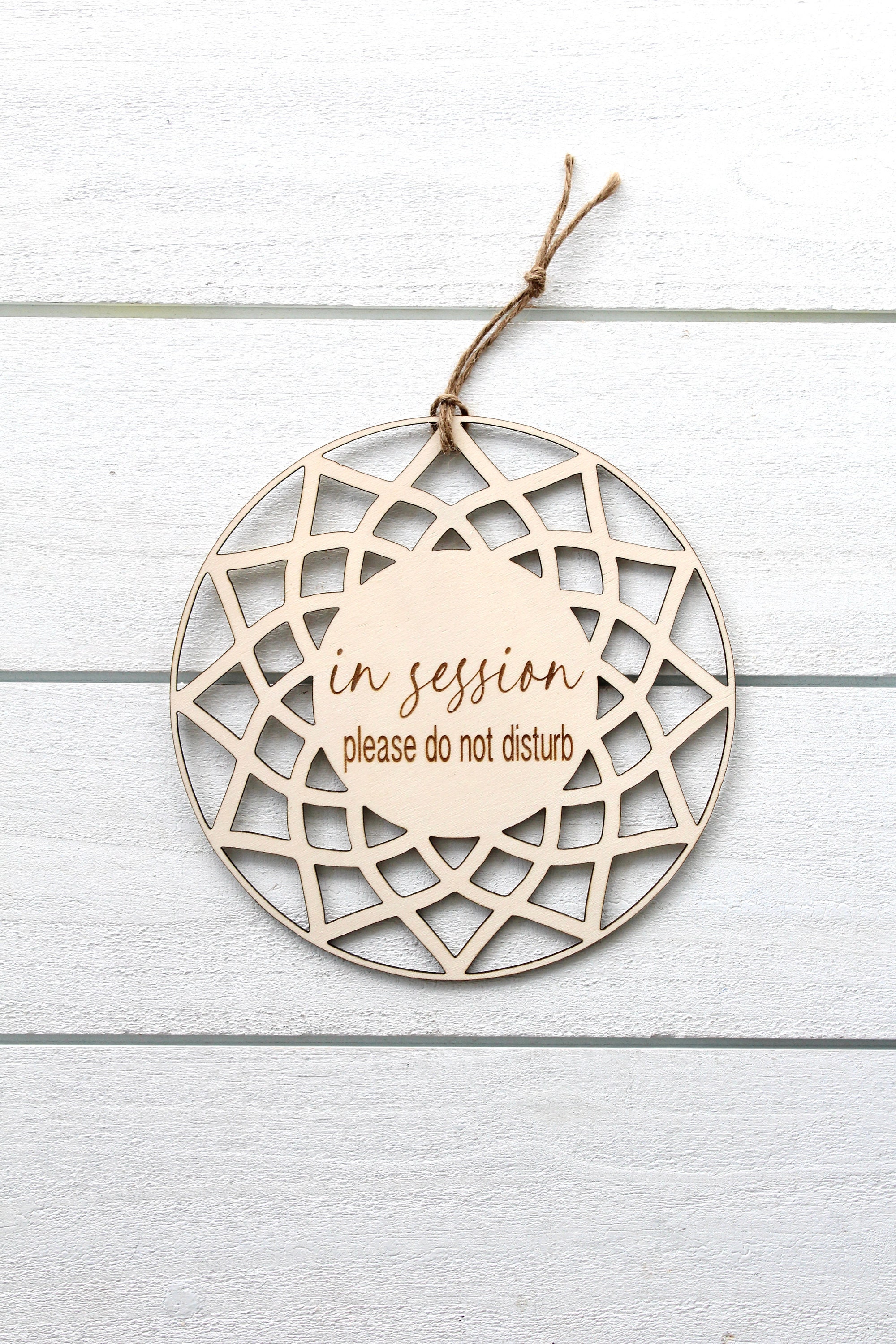 In Session Sign, Welcome Sign, Mandala Sign, in Session Sign for ...