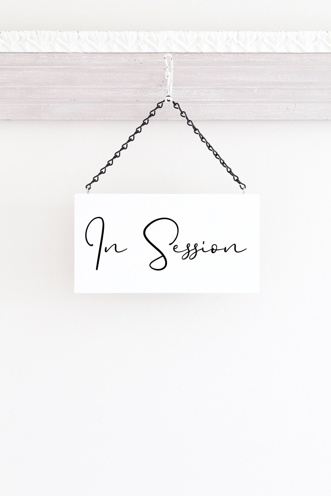 In Session Two Sided Business Sign, Welcome Sign, Office Sign, Store ...