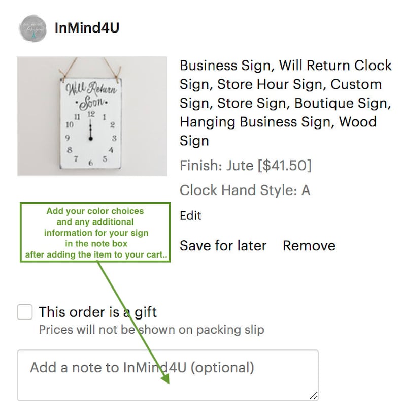 Will Return Clock Sign: Boutique Store Hanging Sign - Etsy