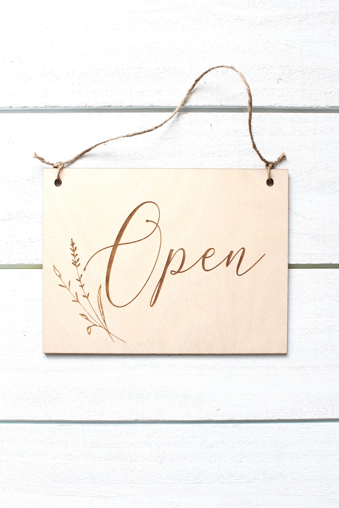 Open Closed Sign, Laser Engraved Business Sign, Open Business Sign ...
