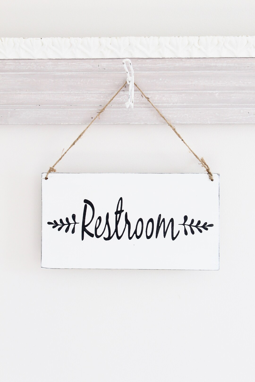 Restroom Sign, Bathroom Signs, Business Sign, Office Sign, Hanging ...