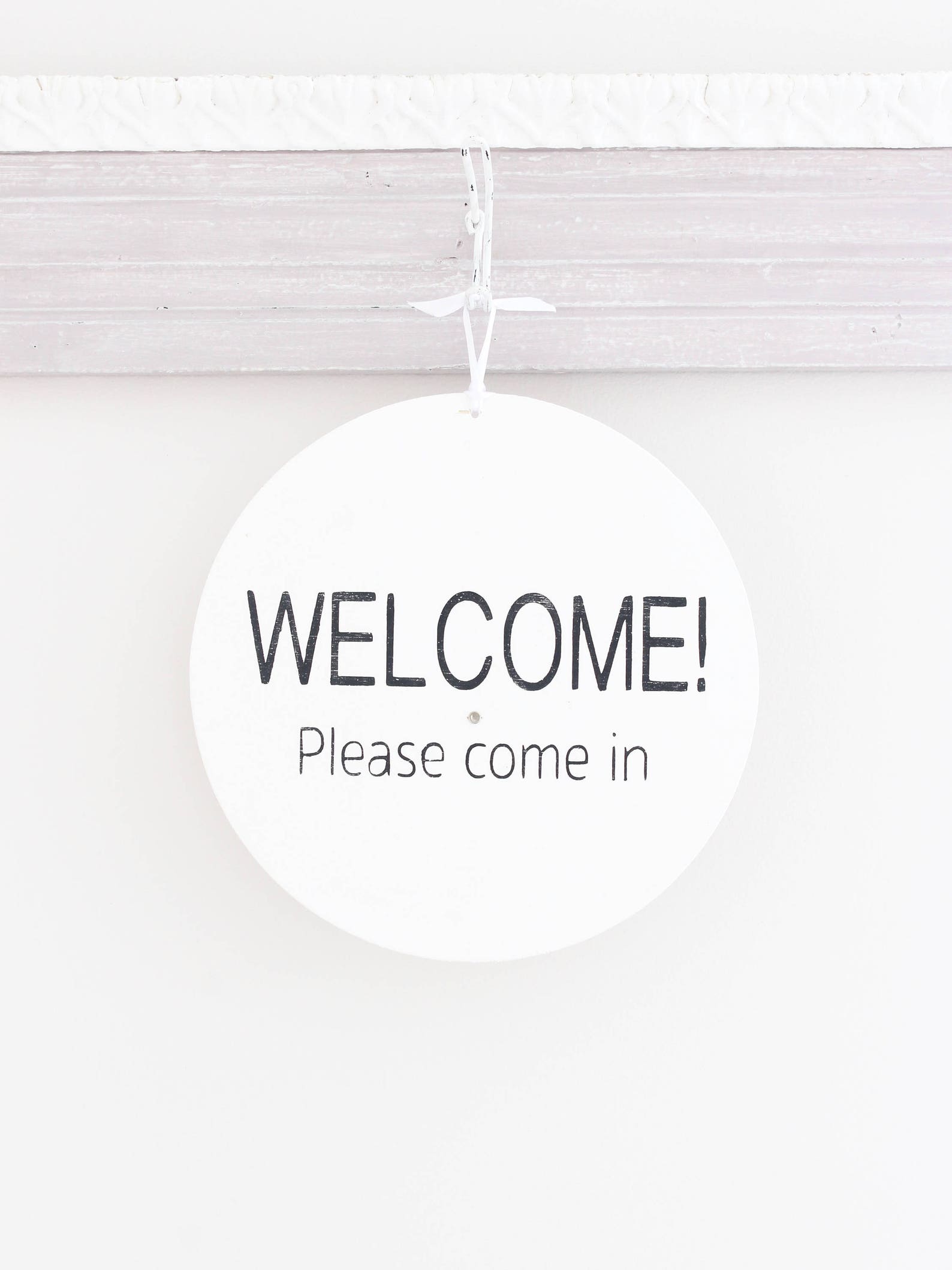Modern Be Back Soon Clock Sign, Will Return Soon Sign, Round Store Hour ...